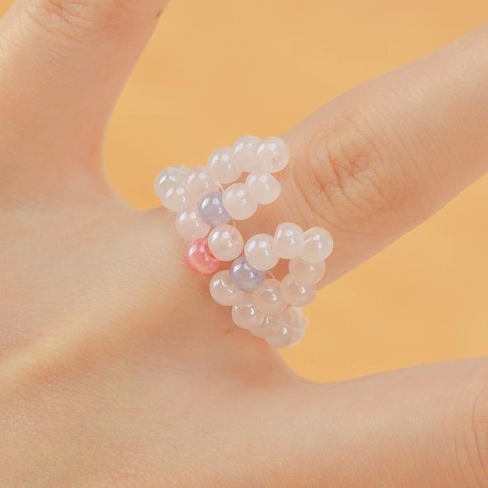 Gionlion Seed Bead Rabbit Ring Tutorial (Beginner+)